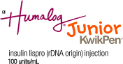 MEET THE NEW HUMALOG ® JUNIOR KWIKPEN ® 100 UNITS/ML